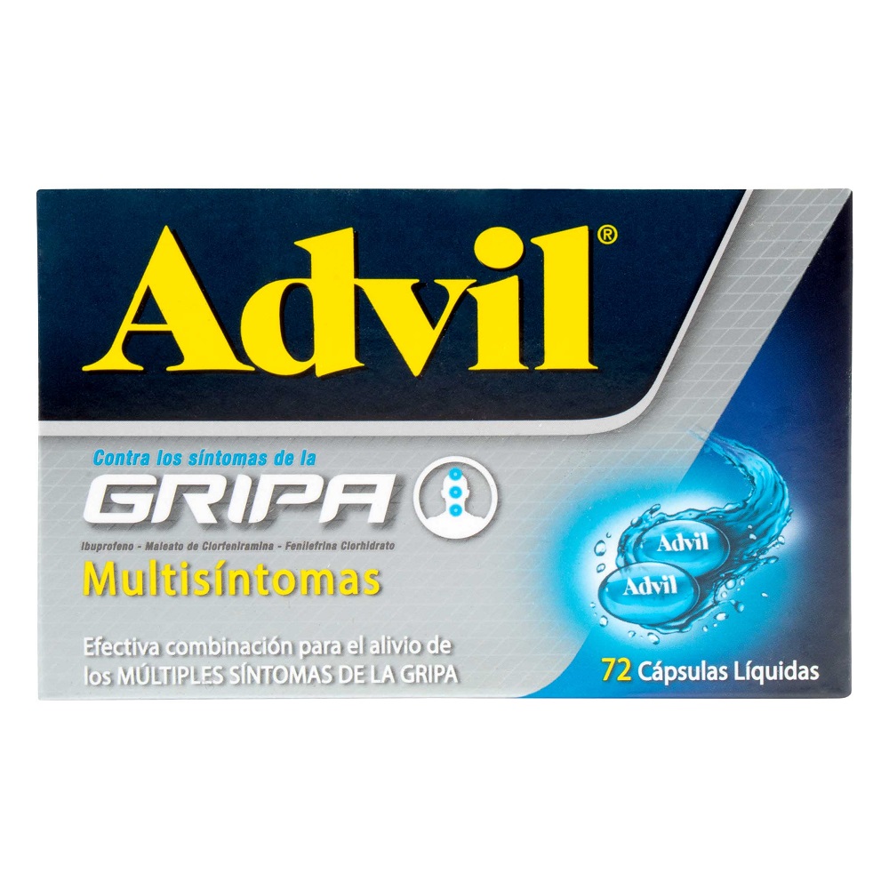 Advil gripa 72 capsulas - Droguerias Patria
