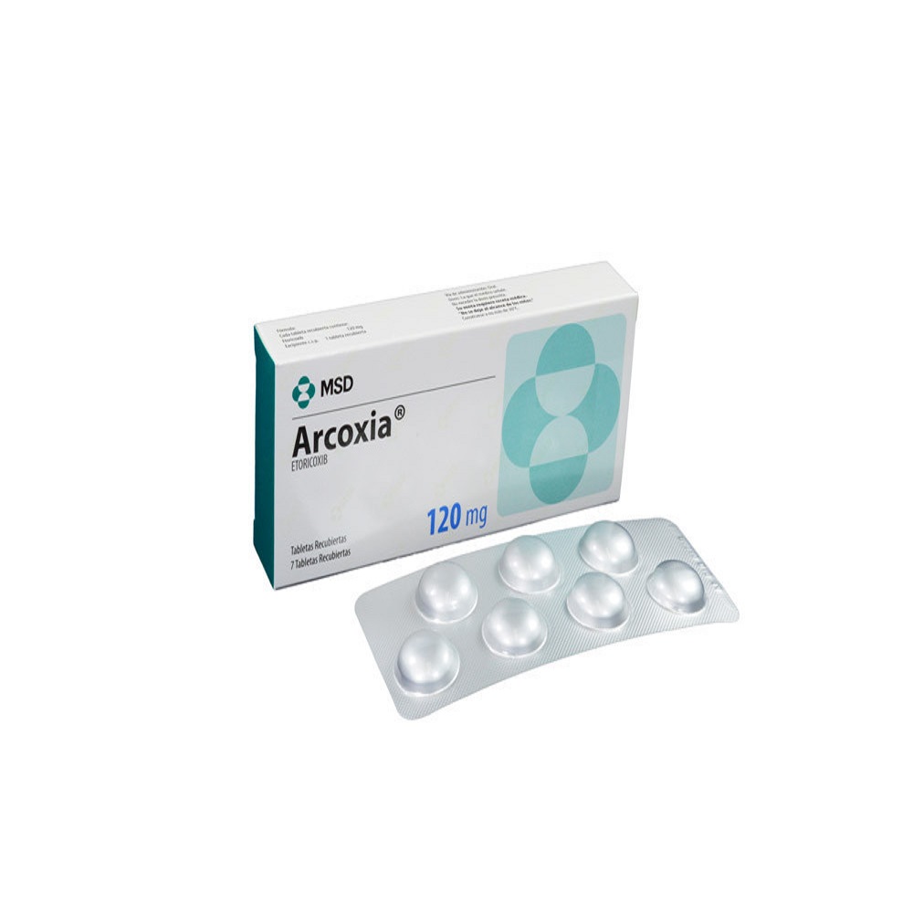 Arcoxia 120 mg tabletas cja x 7 und - Droguerias Patria