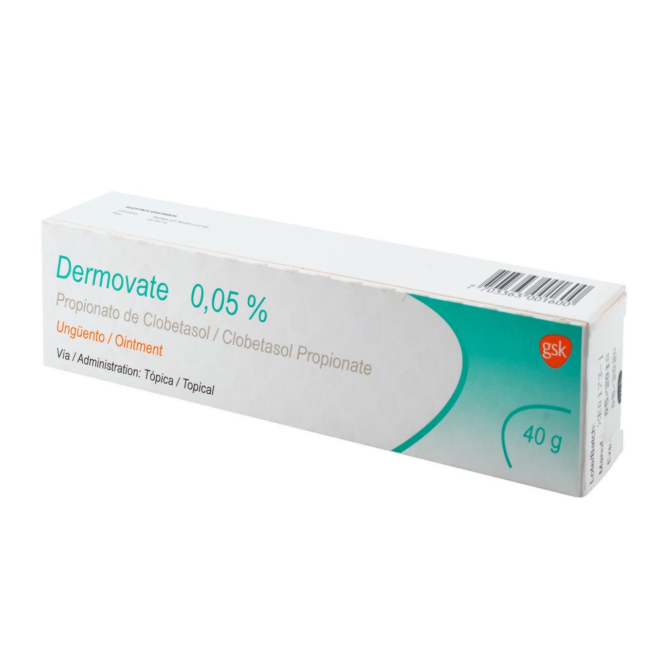 Dermovate unguento tbo x 40 gr - Droguerias Patria