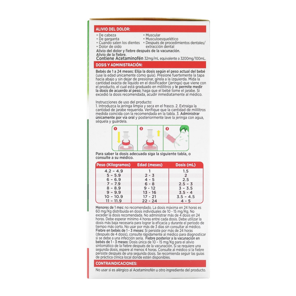 Dolex bebes 60 ml jarabe fco x 60 ml - Droguerias Patria