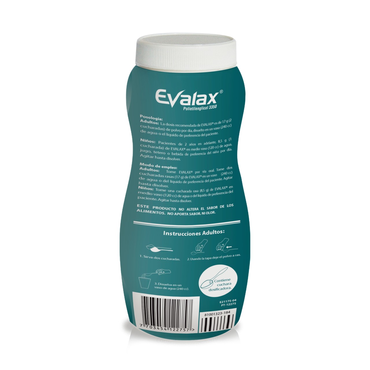 Evalax polvo 250 gr - Droguerias Patria