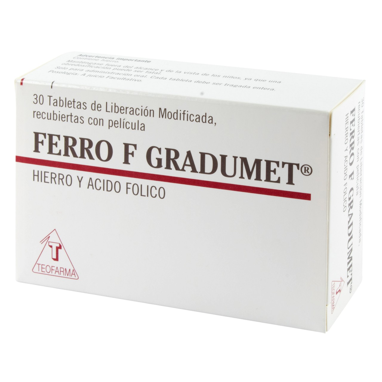 Ferro f 800 gradumet 30 tbs - Droguerias Patria