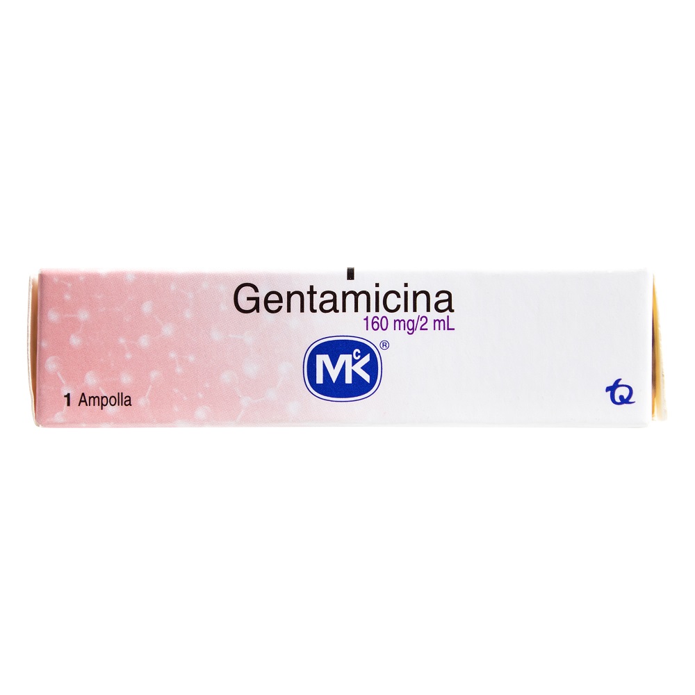 Gentamicina 160 mg ampolla mk und - Droguerias Patria