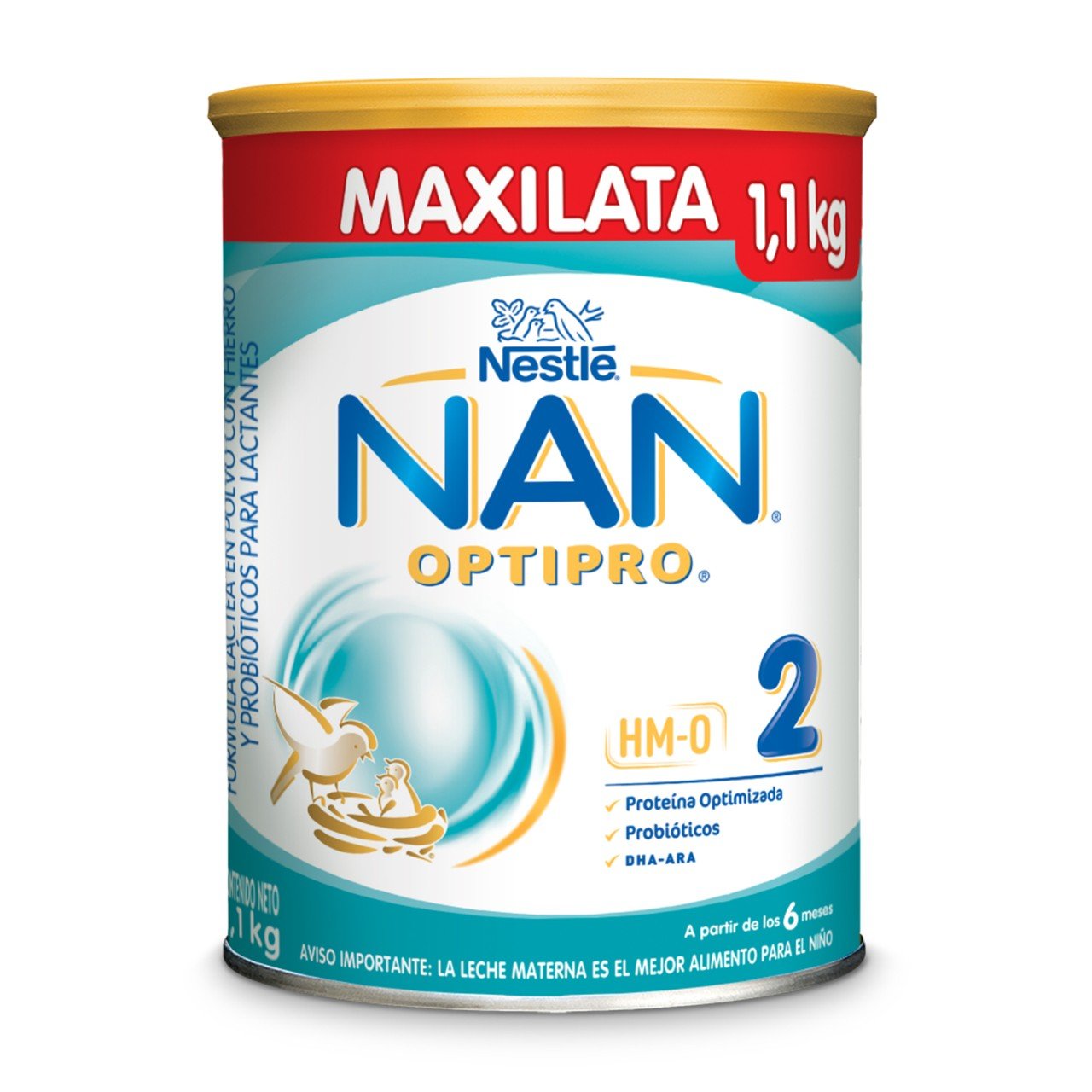 Leche nan pro 2 1100 gr (a) (m) - Droguerias Patria