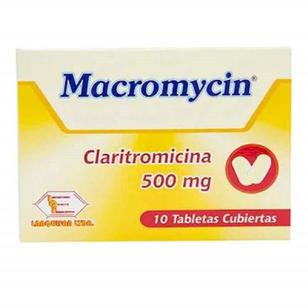 Macromycin 500 mg tabletas 30% cja x 10 un - Droguerias Patria