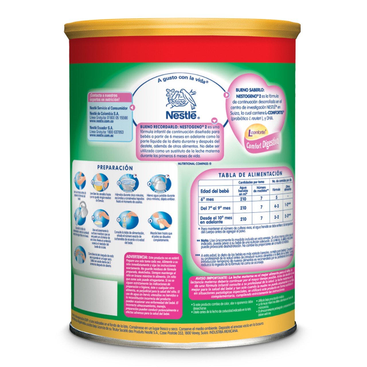 Nestogeno 2 maxilata 1.1 kg lta - Droguerias Patria