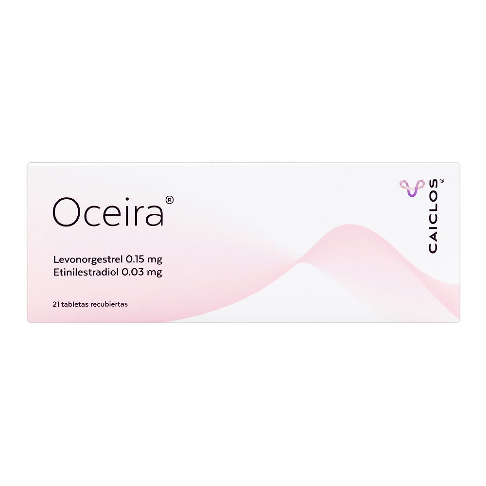 Oceira 0.15mg/0.03mg 21 tab rec cja x 21 tb - Droguerias Patria