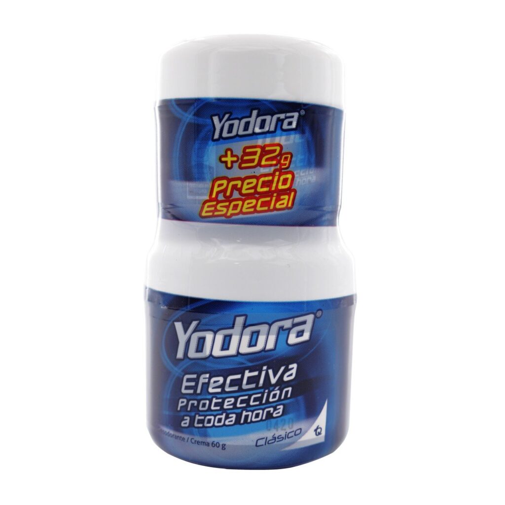 DESODORANTE YODORA CLASICO CREMA+32 GR POTE X 60 GR - Droguerias Patria