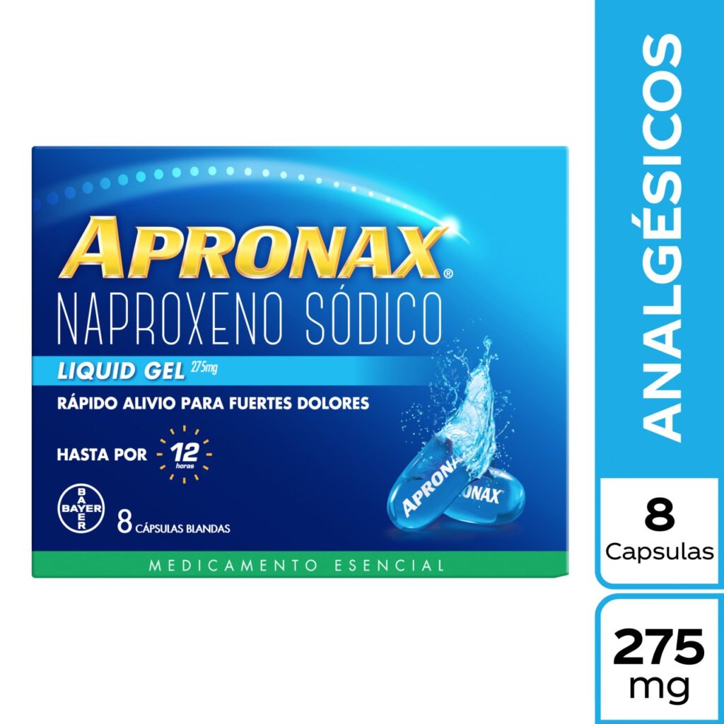 APRONAX LIQ GEL 275 MG 8 CAP 8 - Droguerias Patria