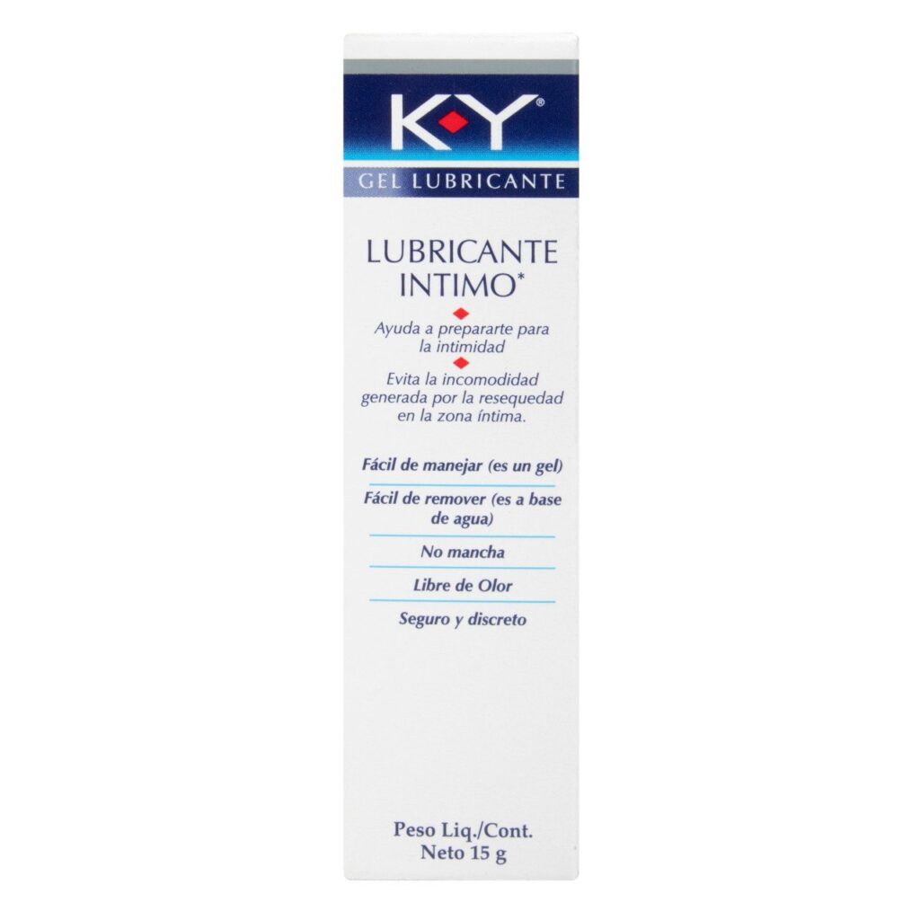 LUBRICANTE INTIMO K-Y GEL 15 GR TUB - Droguerias Patria