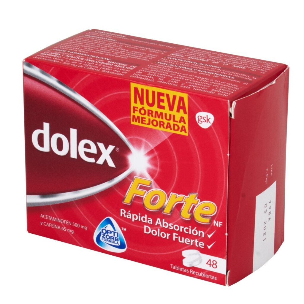DOLEX FORTE NF TABLETALETAS CJA X 48 UND - Droguerias Patria