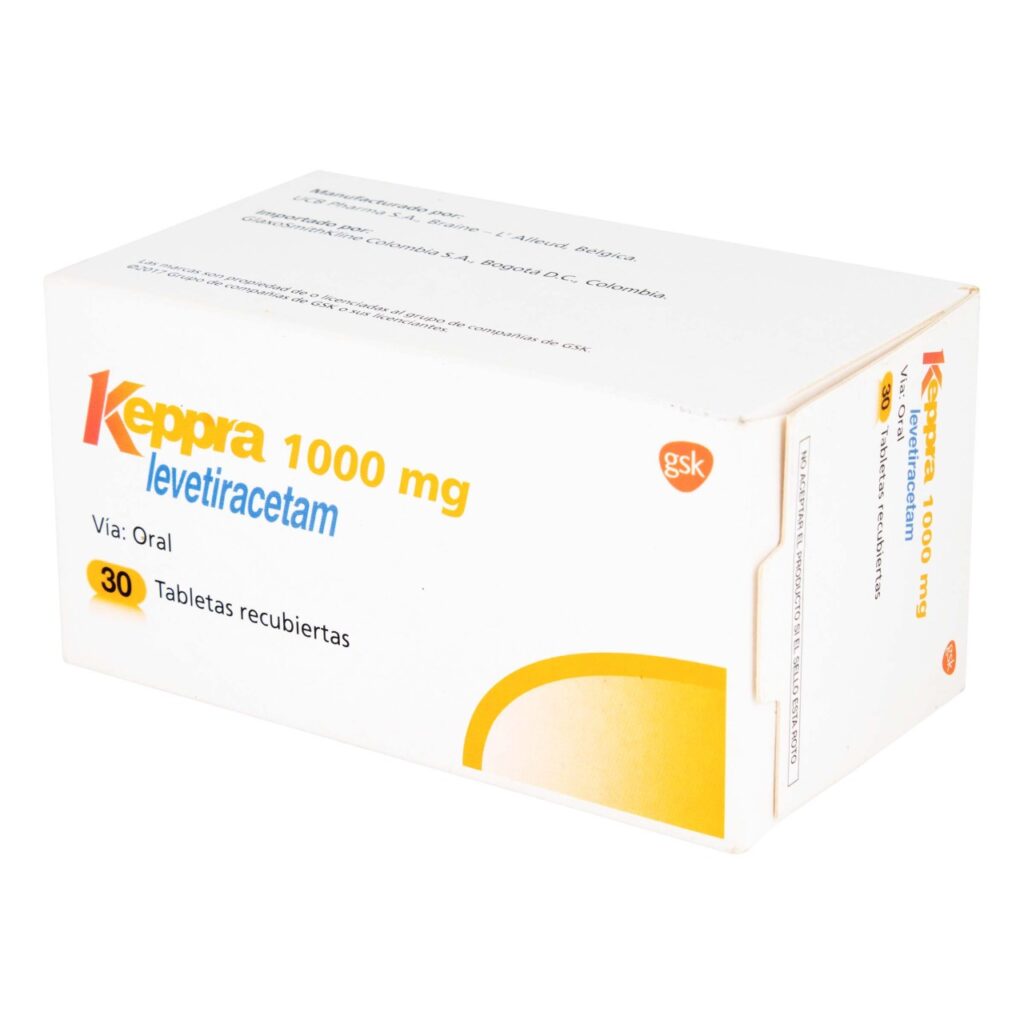 KEPPRA 1000 MG 30 TBS (E)(A)(P) 82944 - Droguerias Patria