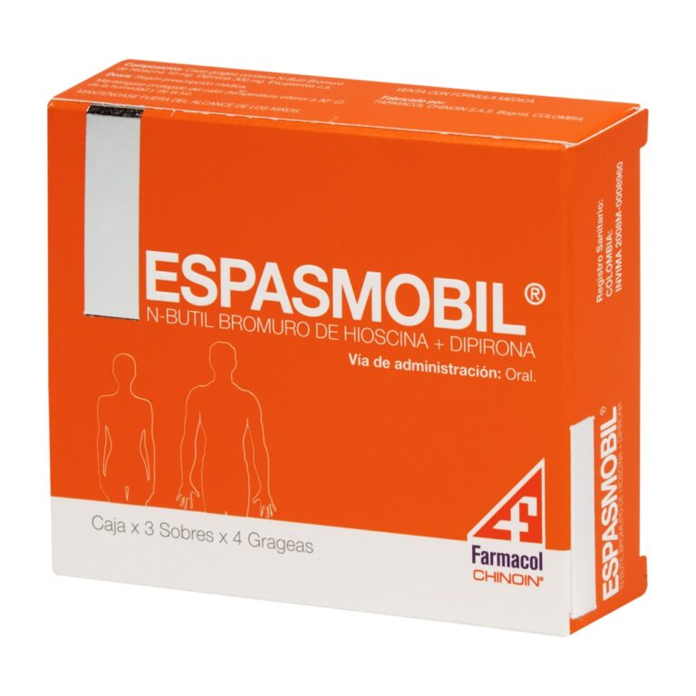 ESPASMOBIL 3 SOBRES 4 TABLETALETAS CJA - Droguerias Patria