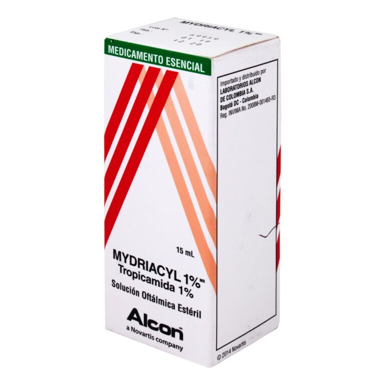 MYDRIACYL 1% GOTAS FRASCO X 15 ML - Droguerias Patria
