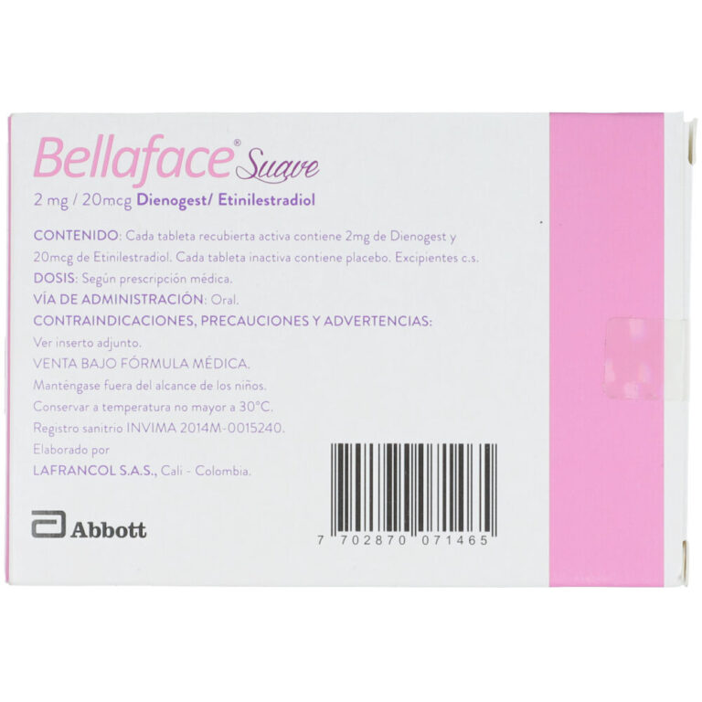 BELLAFACE SUAVE 28 TABLETAS - Droguerias Patria