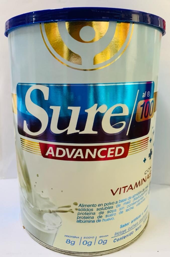 SURE/100 ADVANCED TARRO X 1000 GRMS - Droguerias Patria