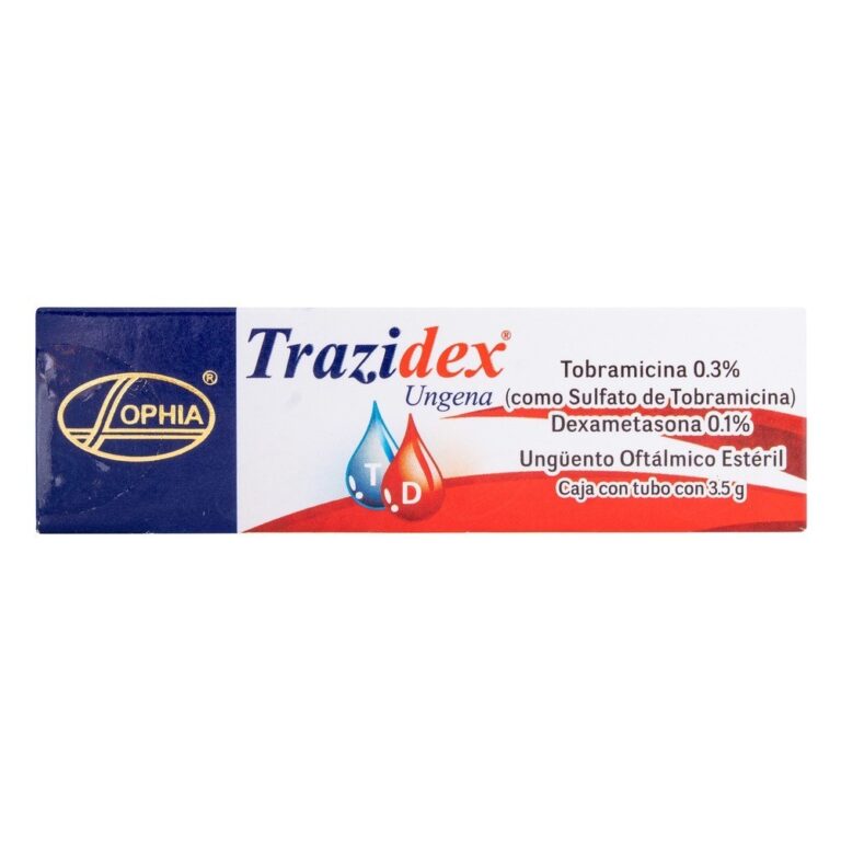 TRAZIDEX UNGUENTO OFTALMICO TBO X 3 5 GR - Droguerias Patria
