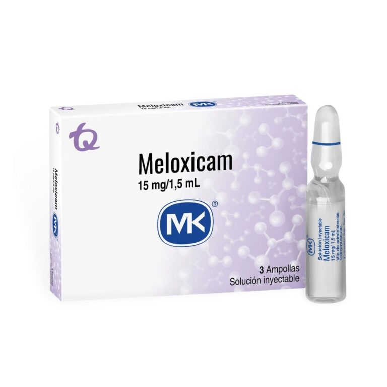 MELOXICAM 15 MG /1 5 ML AMP CJA X 3 AMPOLLAS - Droguerias Patria