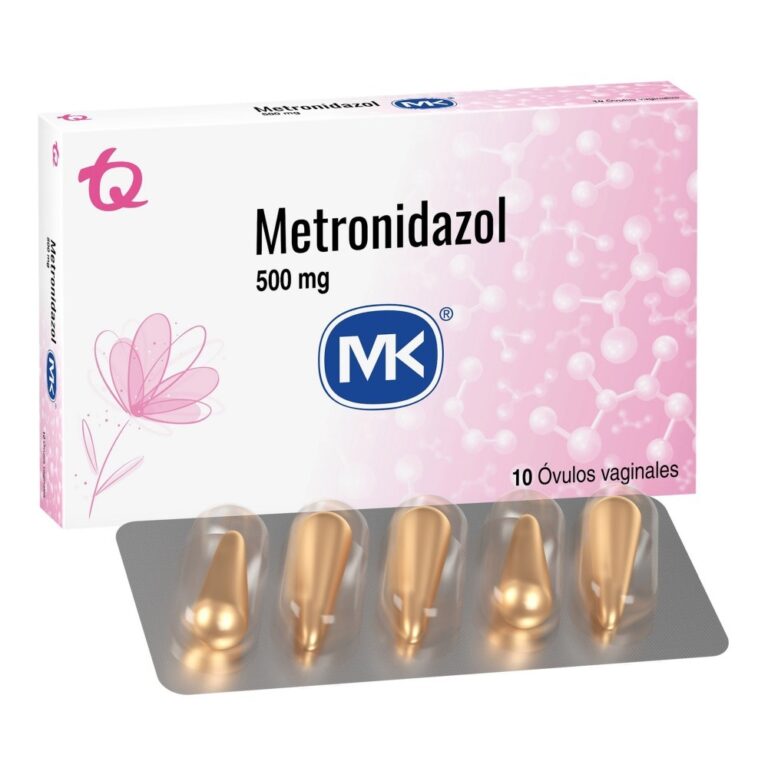 METRONIDAZOL 500 MG OVULOS MK CJA X 10 UND - Droguerias Patria