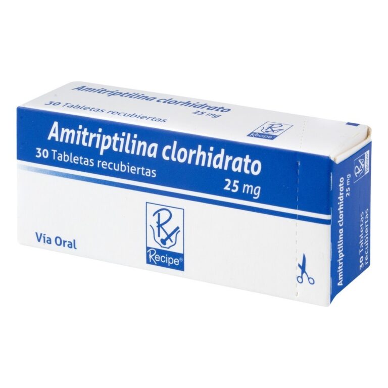 AMITRIPTILINA 25 MG TABLETAS RC CJA X 30 UND - Droguerias Patria