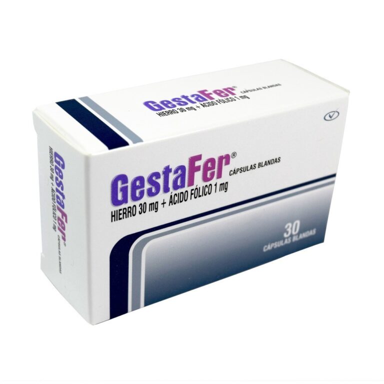 GESTAFER CAPSULAS CJA X 30 UND - Droguerias Patria