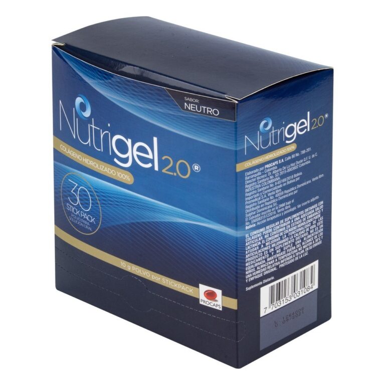 NUTRIGEL 2 0 NEUTRO 30 SOBRES CJA X 30 UND - Droguerias Patria