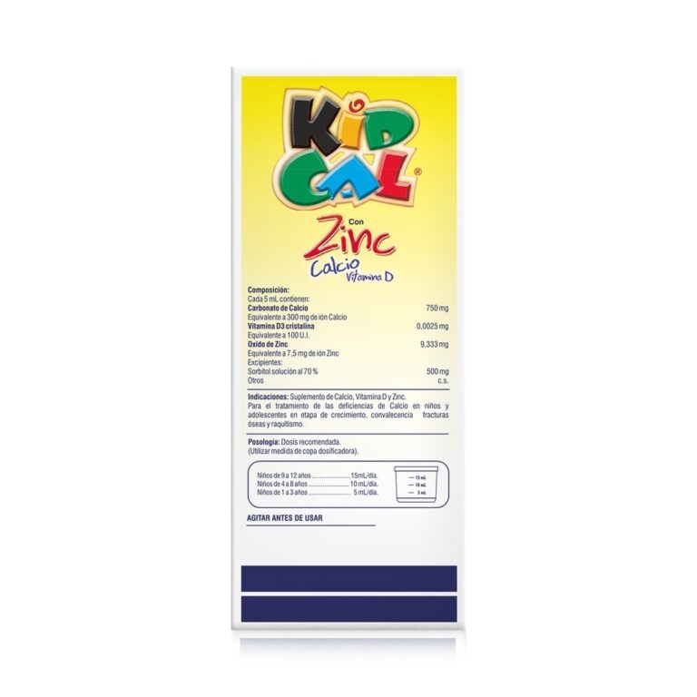 KIDCAL SUSPENSION TUTIFRUTTI FCO X 180 ML - Droguerias Patria